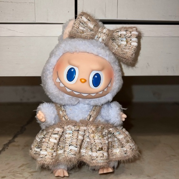 POP MART | Toys | Designer Clothing Set For Labububeige Dress And Bow ...
